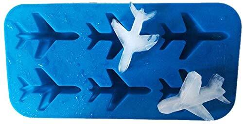 3d Airplane Ice Cube Trays Plane Aircraft Silicone Chocolate Candy Mold ...