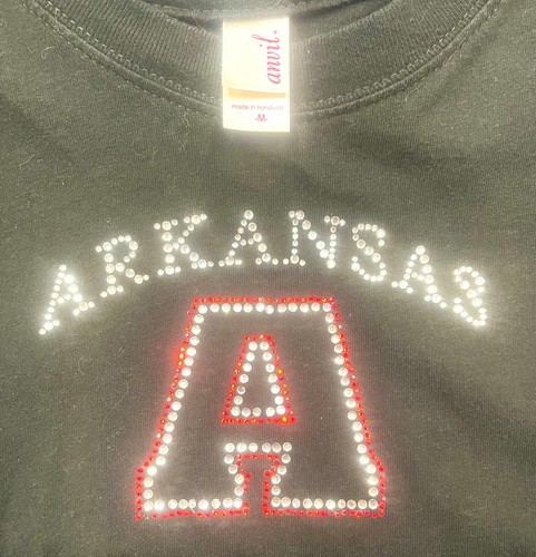 T-Shirt kids girls Razorbacks University of Arkansas Bling Tee Youth ...