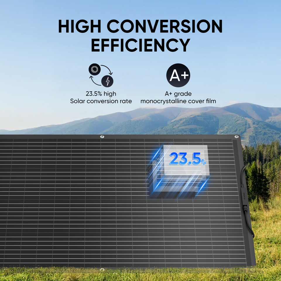 12V 150W 300W 600W Portable Flexible Solar Panel RV Camping Home Off ...