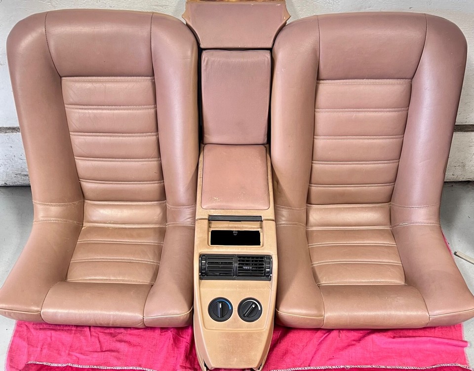 BMW OEM E24 635CSI 633CSI REAR SEAT UPHOLSTERY KIT FRIDGE & A/C CENTER ...