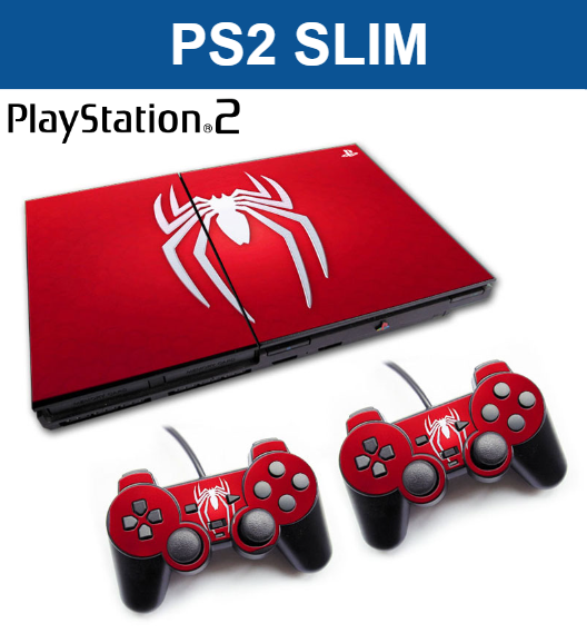 Sticker Skin For PS2 SLIM Console Wrap Vinyl + Controller | eBay