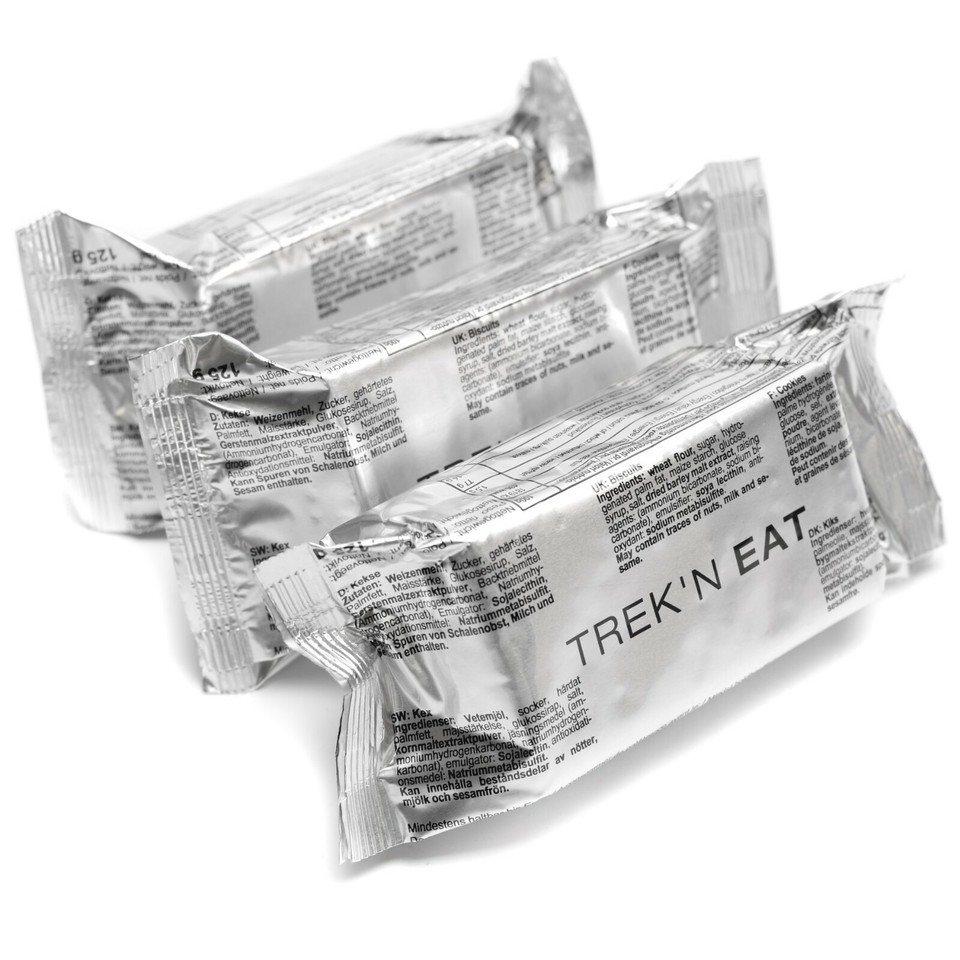 Emergency ration army survival food Biscuits 125g Prepper MRE crackers ...