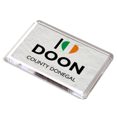 FRIDGE MAGNET - I Love Doon, County Donegal - Ireland | eBay