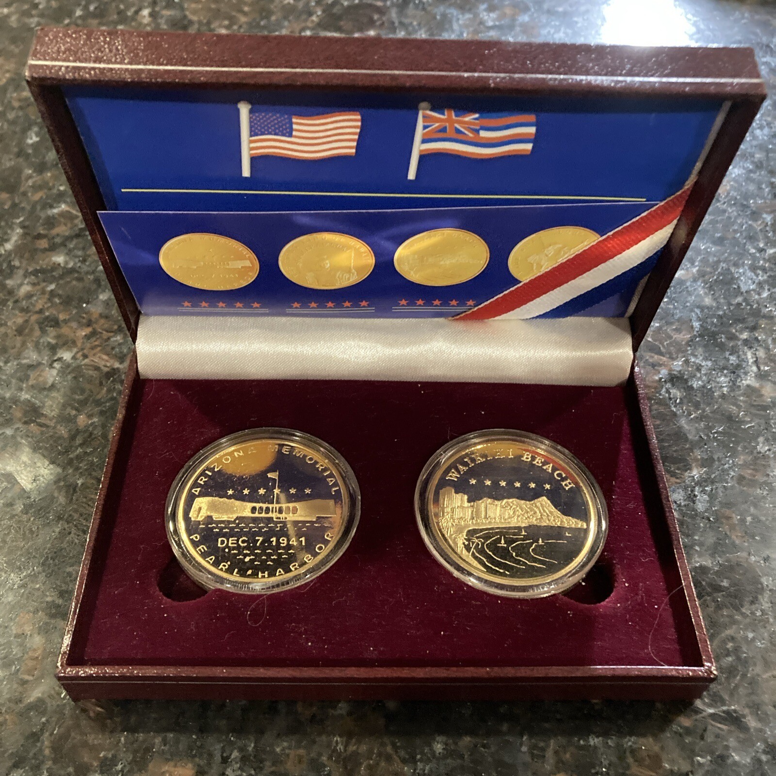 2001 HAWAII UNCIRCULATED LIMITED EDITION 200,000 MINTAGE 2 Coins ...