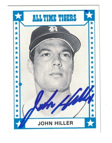 John Hiller AUTOGRAPH 1980 TCMA BASEBALL CARD SIGNED DETROIT TIGERS | eBay