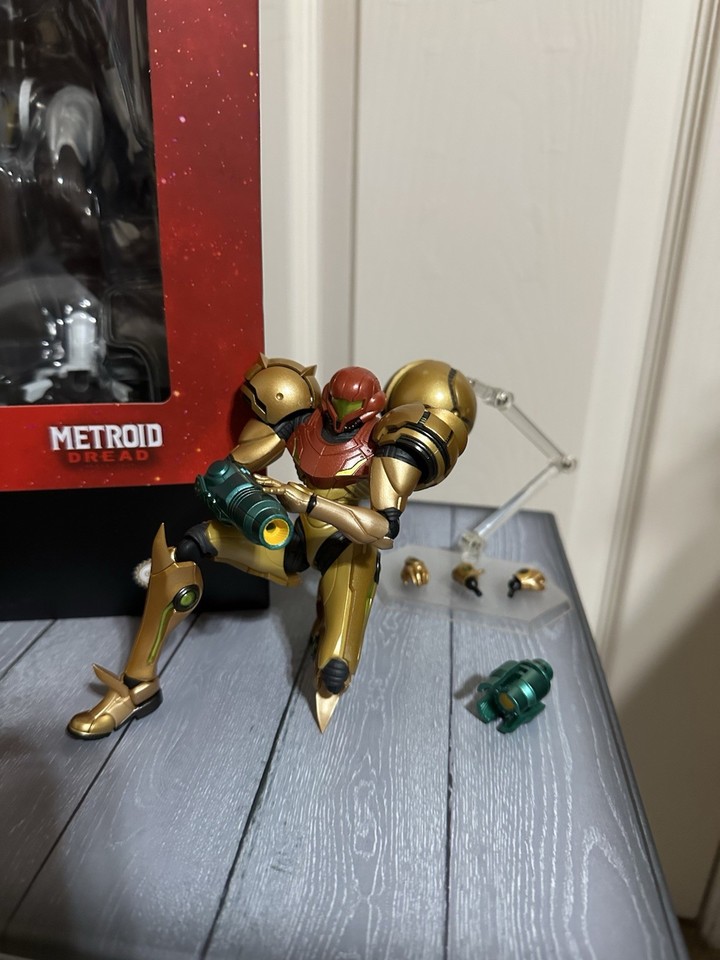 Nintendo Figma 613 Metroid Dread E.M.M.I. Action Figure & Metroid Prime ...