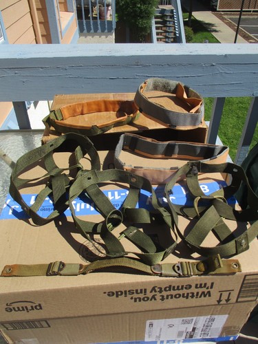 Original US ACH, PASGT Helmet suspension chin strap headband LOT ...