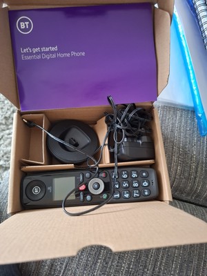 BT Digital Voice Essential Home Cordless Phone HD Voice Multi Call ...