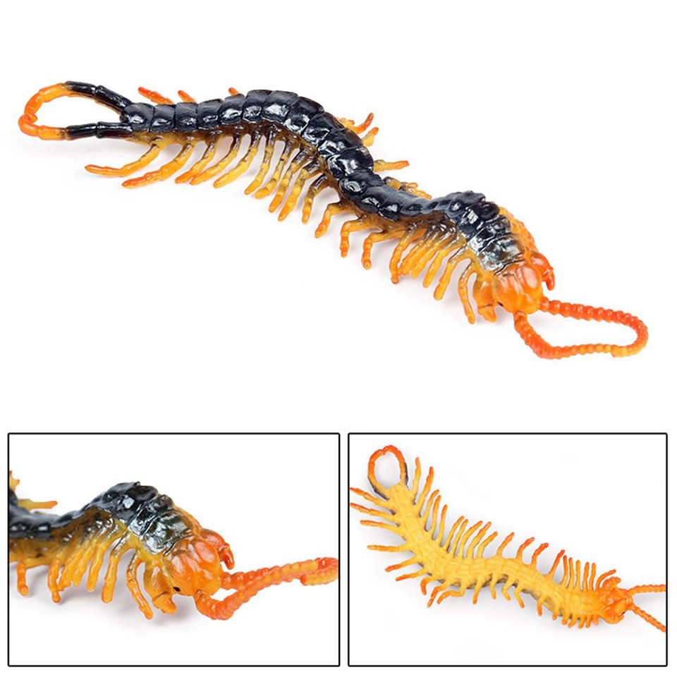 Simulation Wild Animal Toys Giant Desert Centipede Fake Model for Kids ...