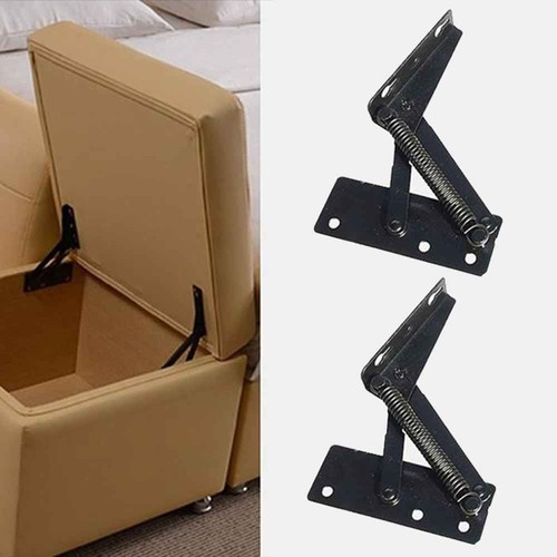 Door Hinge 2Pcs Bridge Shaped Spring Hinges Bracket Cabinet Door ...