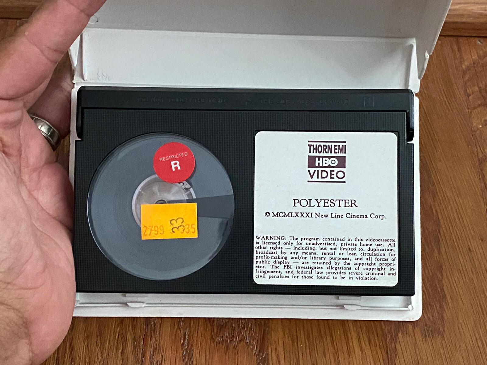 Rare Polyester Betamax Cassette Tape Divine Tab Hunter Not VHS ...