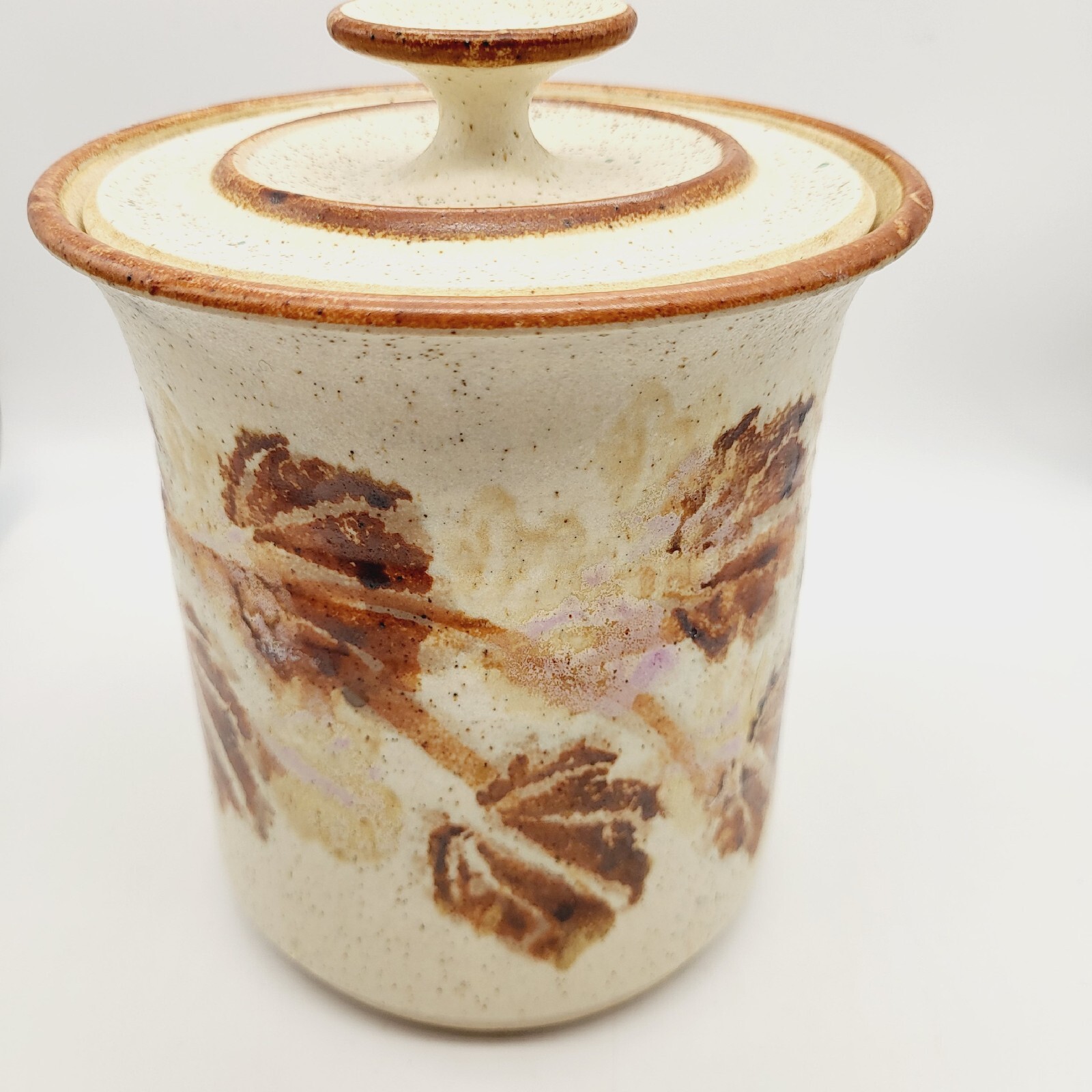 Bennett Welsh Pacific Studio Art Pottery Stoneware Canister Lid Signed ...