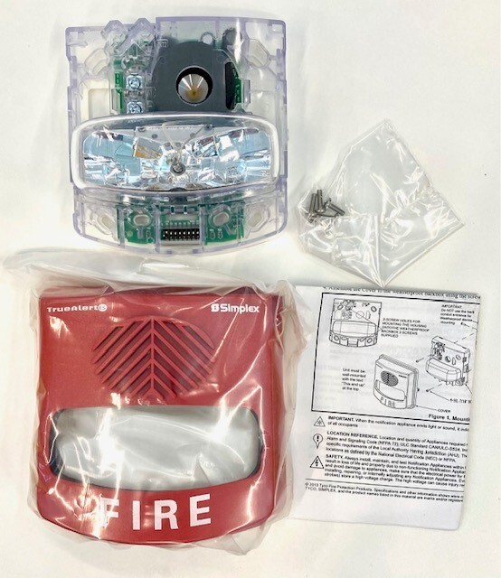 SIMPLEX 49AV-WRFO Weatherproof Addressable Horn Strobe | eBay