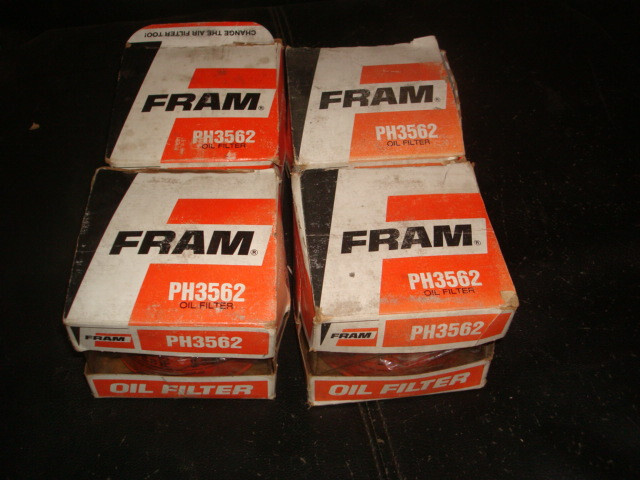 QTY 4 NOS VINTAGE FRAM PH3562 OIL FILTERS 79-85 DODGE PLYMOUTH 4CYL ...