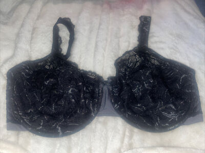 Bali Black Lace Desire Underwire Bra 38DDD Nice | eBay