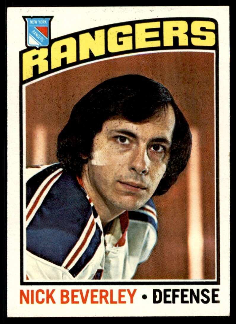 1976-77 Topps Nick Beverley New York Rangers #41 | eBay
