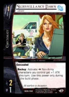 VS System: Surveillance Pawn, Army [Played] DC Infinite Crisis TCG CCG ...