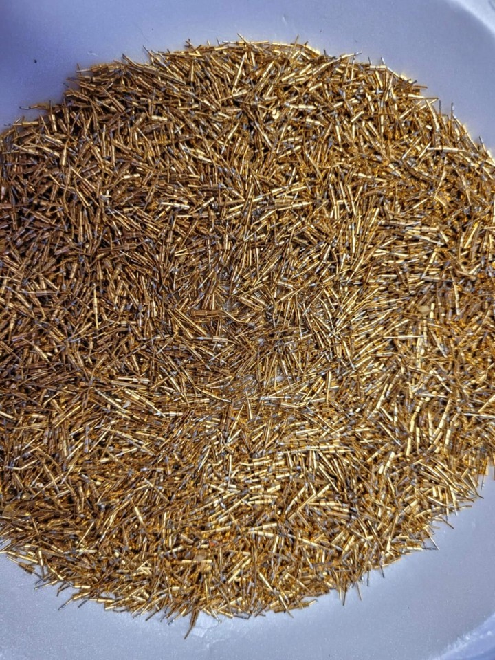 300 PLUS Grams High-Yield GOLD Plated NEW Mil Spec Pins for Scrap GOLD ...