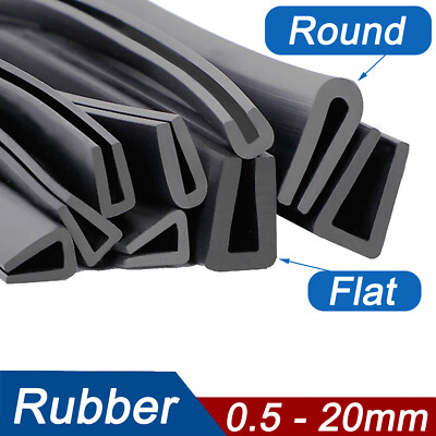 Rubber 1mm-20mm U Shape Guard Edging Trim Seal Strip Door Table Edge ...