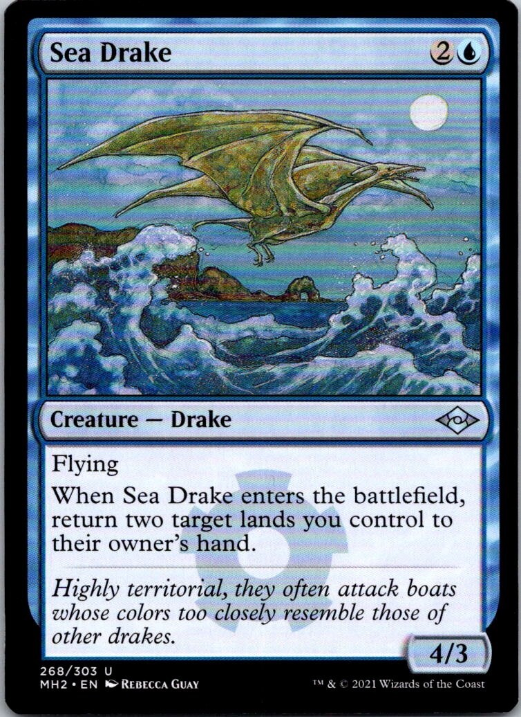 Magic the Gathering Sea Drake Modern Horizons 2 MTG Free Shipping! | eBay