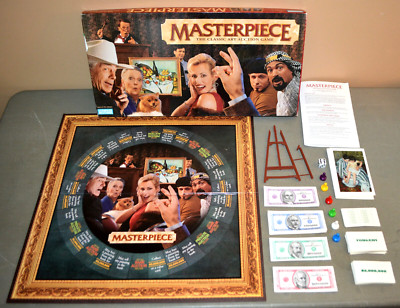MASTERPIECE board game - Parker Brothers 1996 - COMPLETE | eBay