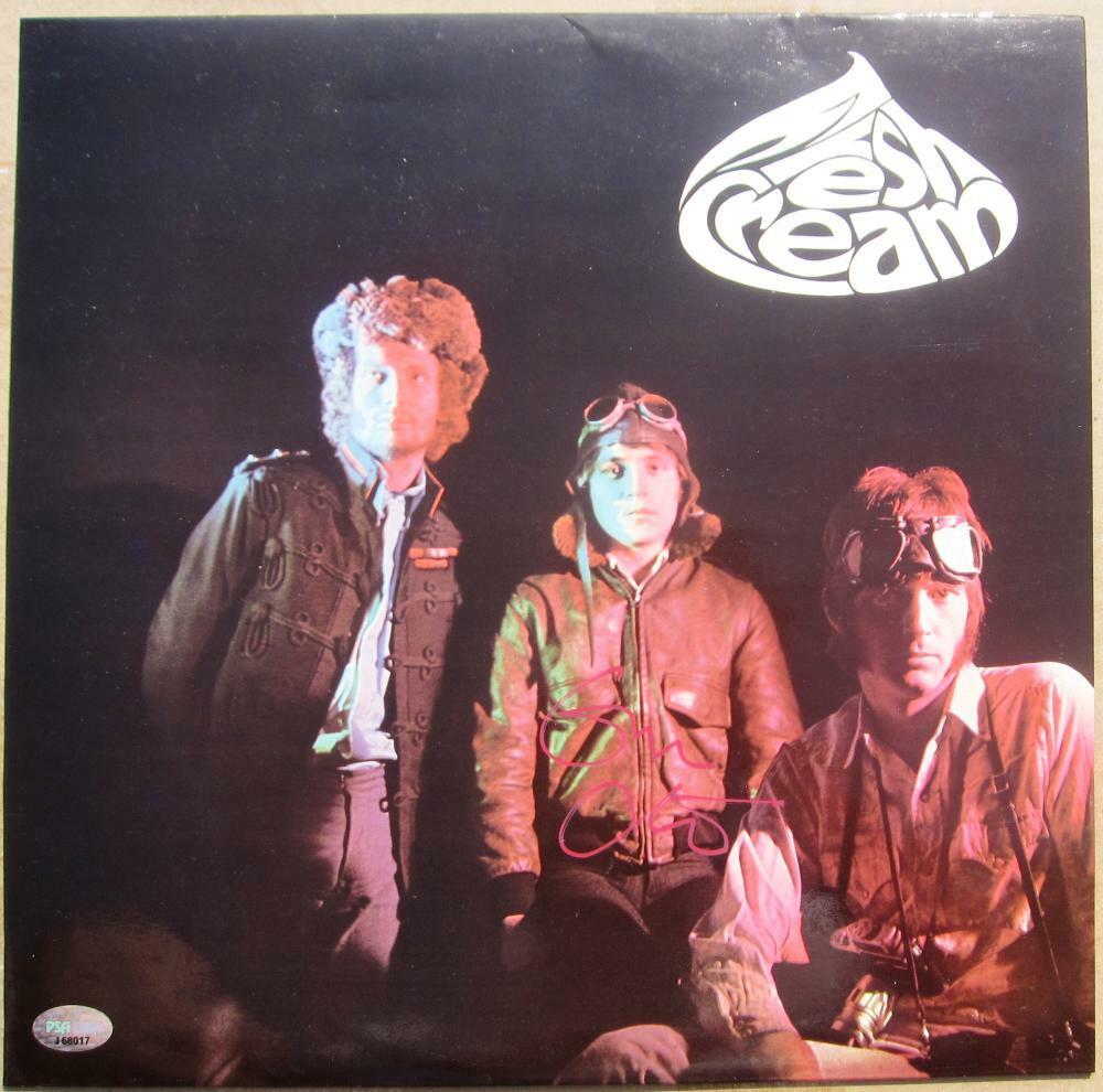 Eric Clapton Cream signed Fresh Cream LP Album Cover PSA/DNA auto | eBay