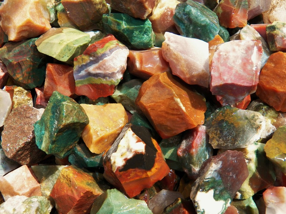 1000 Carat Lots of Fancy Jasper Rough - Plus a FREE Faceted Gemstone | eBay
