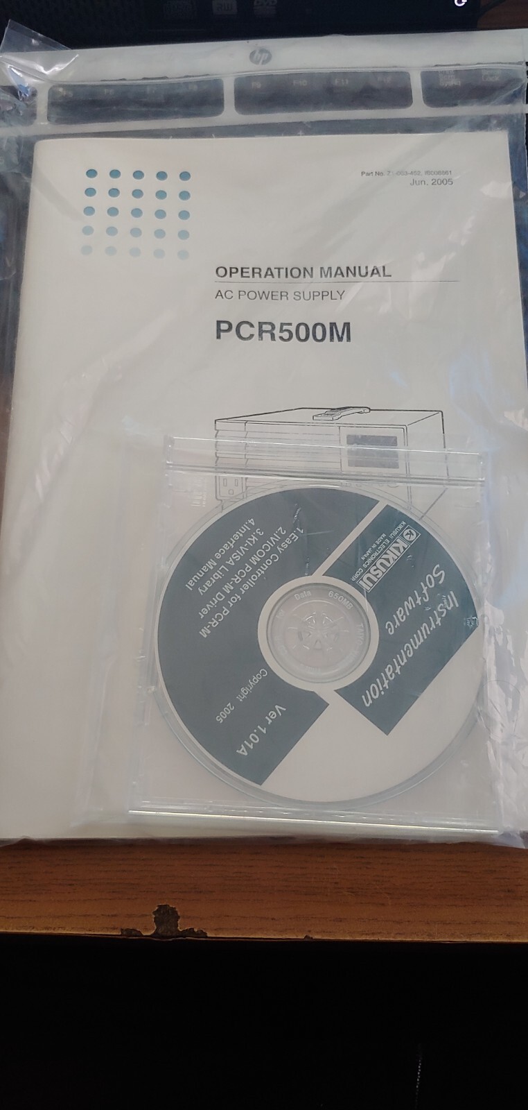 Kikusui PCR500M Variable AC/DC Power Supply Operation Manual w/ CD | eBay