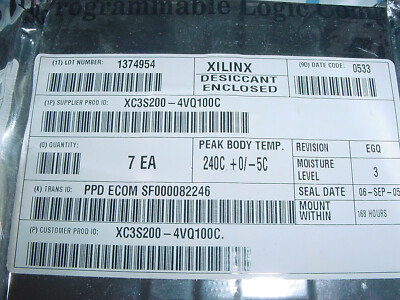XILINX XC3S200-4VQ100C 7pieces NEW | eBay
