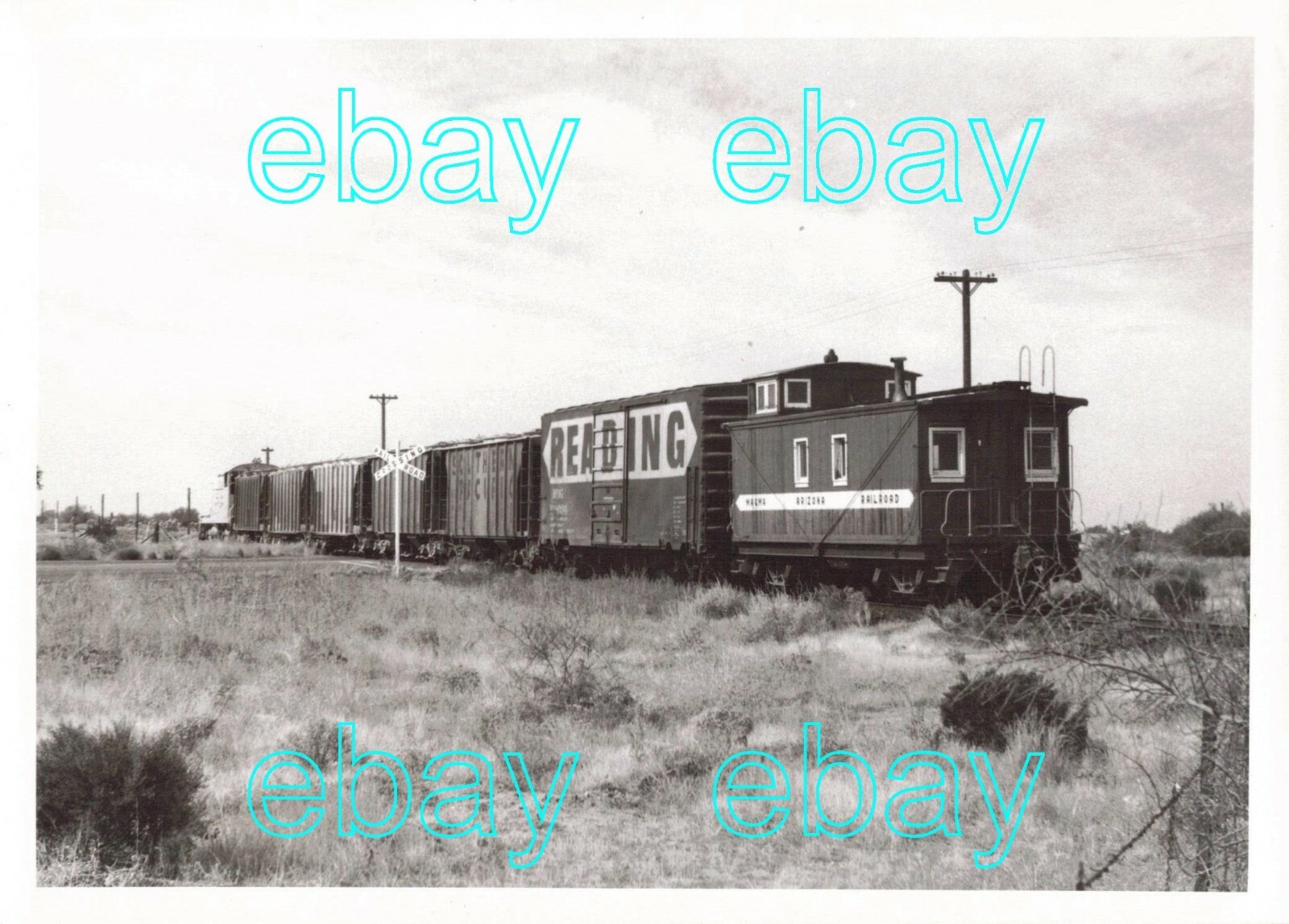 Original vintage 5x7 train photo: Magma Arizona Railroad Caboose - RARE ...