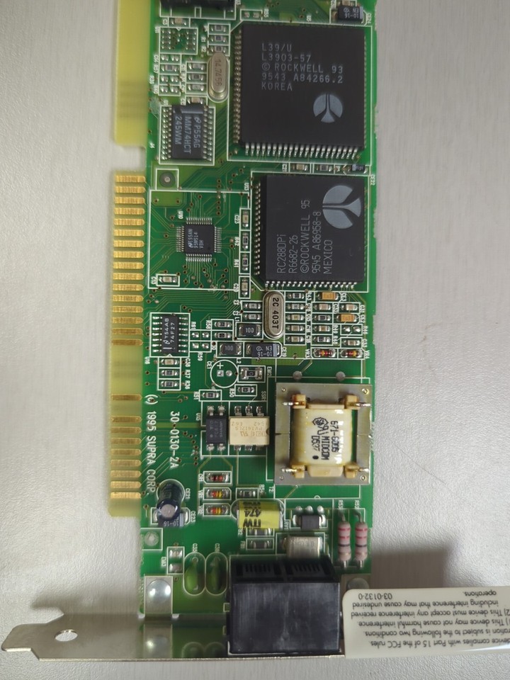 SUPRA CORP SUPRAEXPRESS 288i PnP ISA 28.8 INTERNAL MODEM | eBay