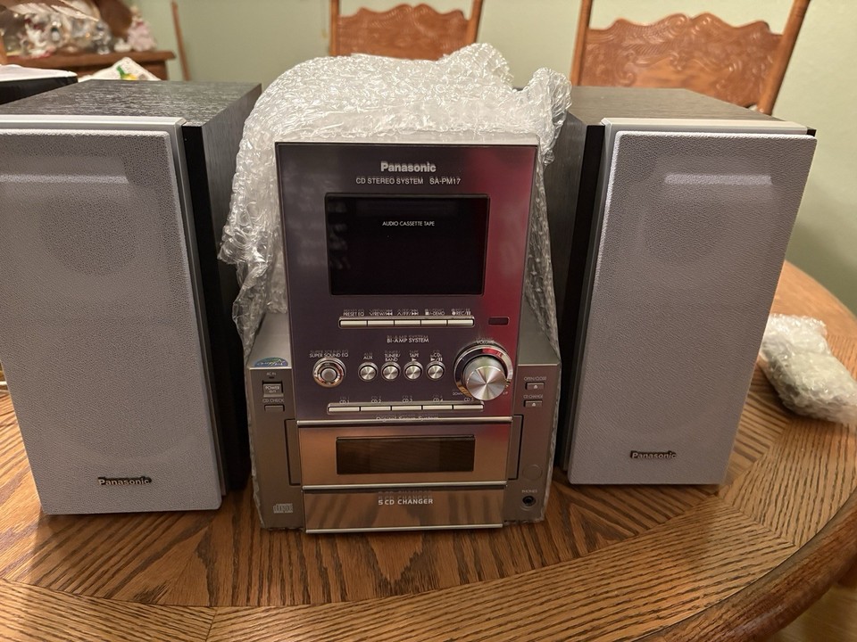 VINTAGE PANASONIC STEREO SA-PM17 SYSTEM USED VERY FEW TIMES | eBay