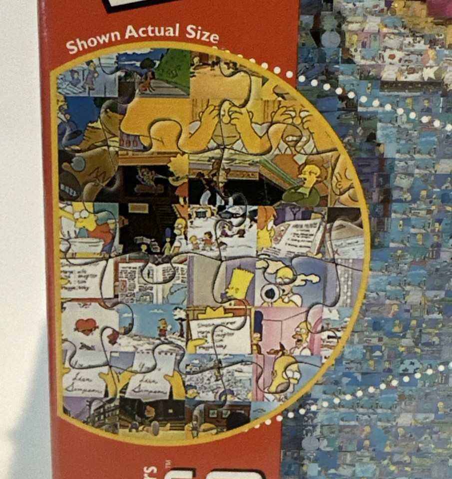 New The Simpsons Photomosaics 1000 Piece Homer Jigsaw Puzzle Sealed ...