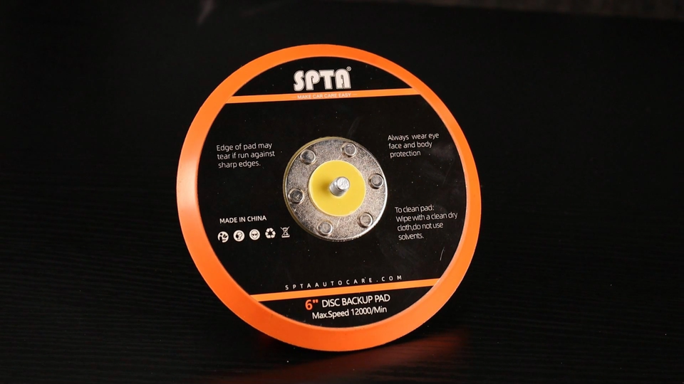 SPTA 1Pc 5" 6" Backing Plate Hook Loop Disc 5/16"-24 for Random orbit ...