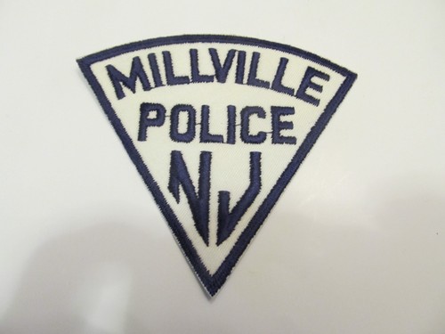 New Jersey Millville Police Patch Old Loom Cheese Cloth | eBay