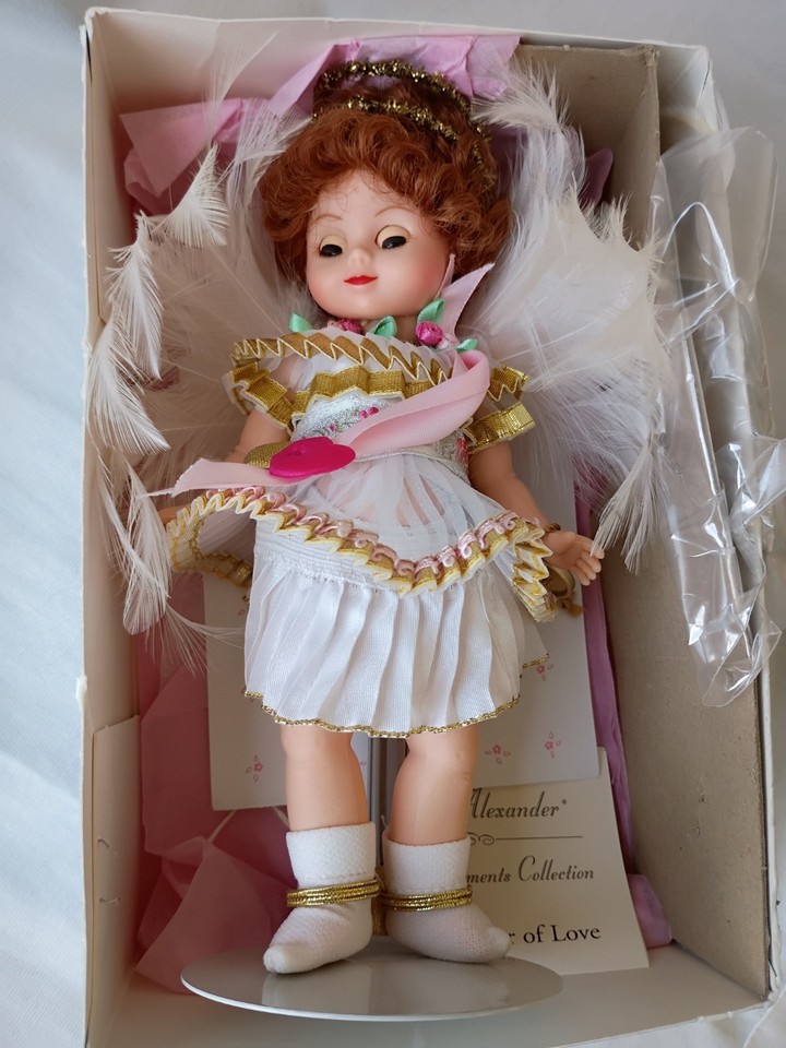 MADAME ALEXANDER CUPID MESSENGER OF LOVE DOLL-13860 W)BOX DOLL STAND | eBay