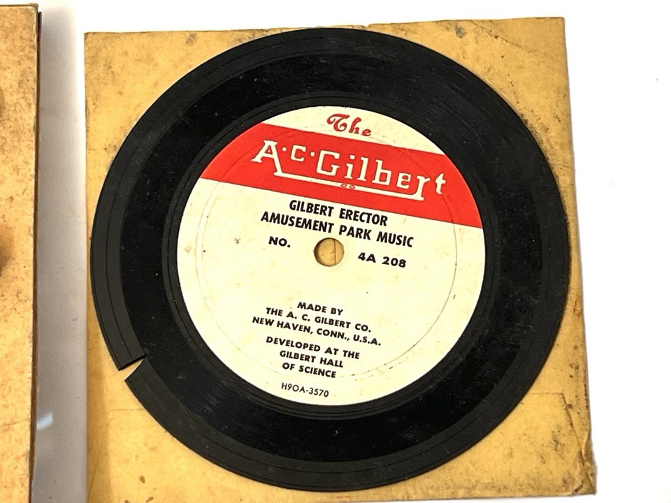 RARE GILBERT MUSICAL SOUND EFFECTS KIT PHONOGRAPH ERECTOR SET AMUSEMENT ...