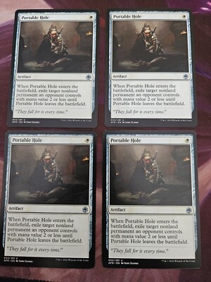 MTG - PORTABLE HOLE - Adventures In The Forgotten Realms AFR - NM x4 ...