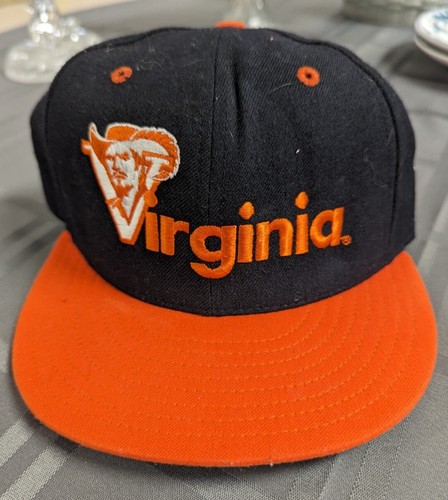 Vintage Virginia Cavaliers Old Logo New Era 5950 Fitted 6 7/8 Hat/Cap ...