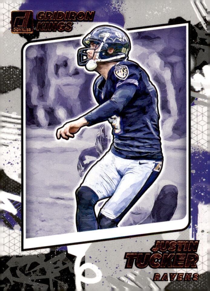 Justin Tucker 2021 Panini Donruss Gridiron Kings Card #GK1 | eBay