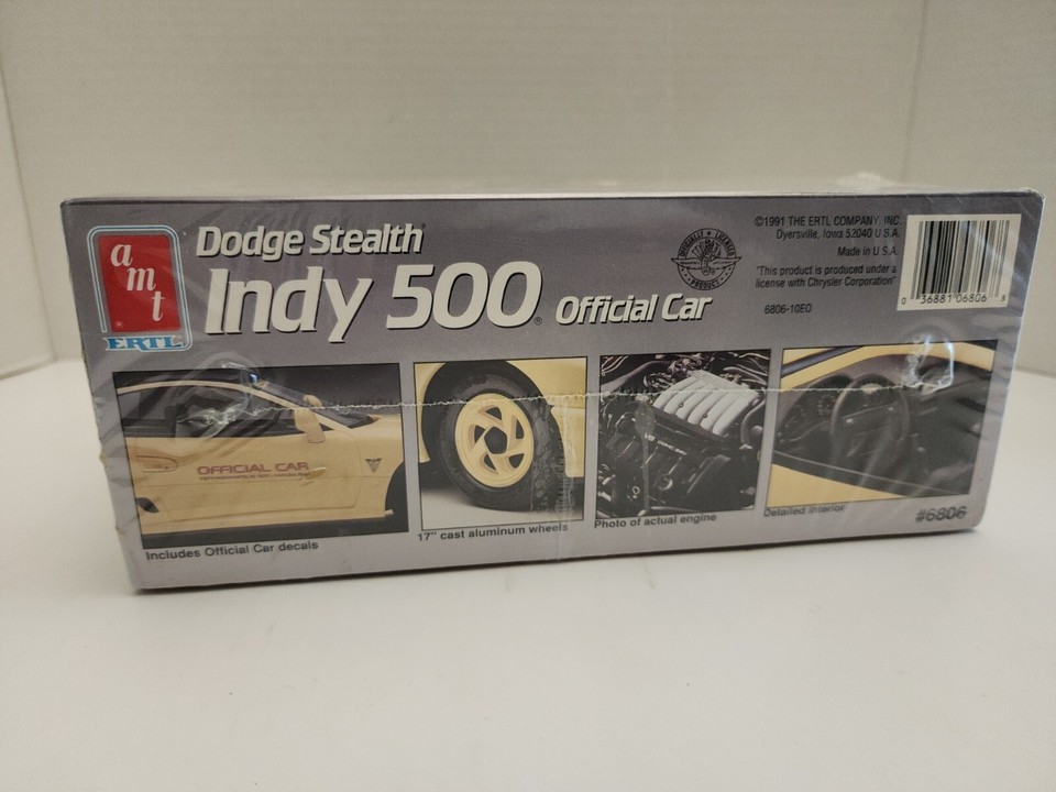 AMT ERTL Dodge Stealth Pace Car 1:25 Scale Model Car Kit 6806 FACTORY ...