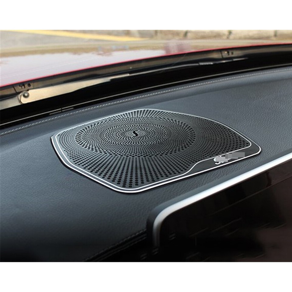 Alloy Console Dashboard Speaker Cover For Mercedes Benz C GLC Class ...