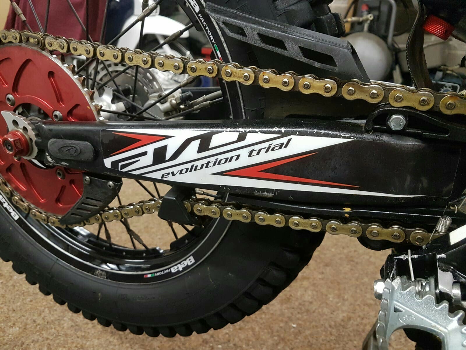 BETA EVO SWINGARM PROTECTOR DECALS STICKERS GRAPHICS 2011 2024 white ...