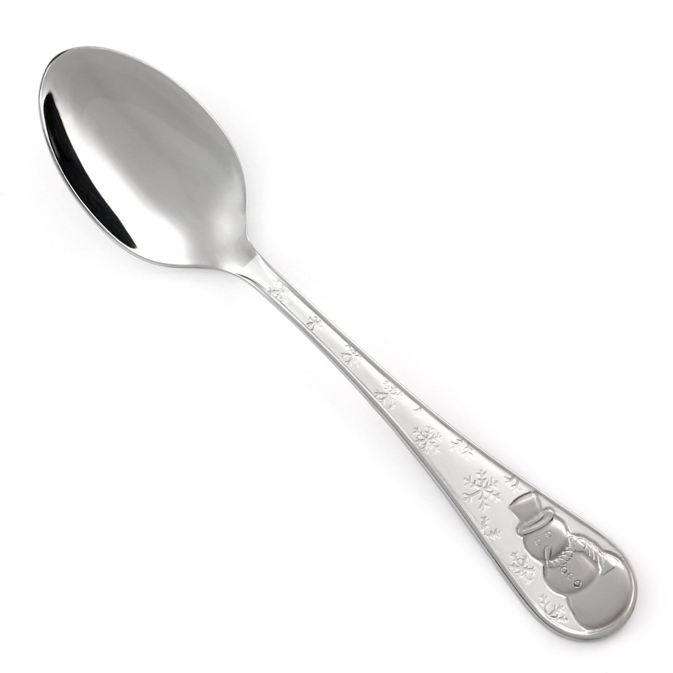 Cambridge SNOWMAN FROST Stainless Snowflakes Frosted Silverware CHOICE ...