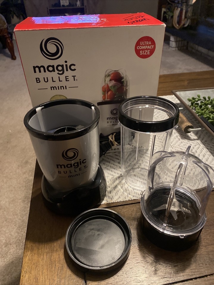 Magic Bullet Mini Blender Model MB1001B Base 1 Container Mug Cup 1 ...
