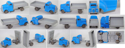 Siku Plastik V32 00002 Borgward 4 To Diesel B 4000 Kipper blau / grau ...