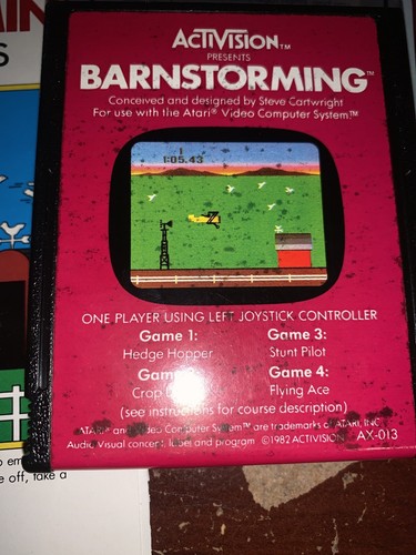 Atari 2600 Barnstorming by Activision - Complete CIB 1982 | eBay