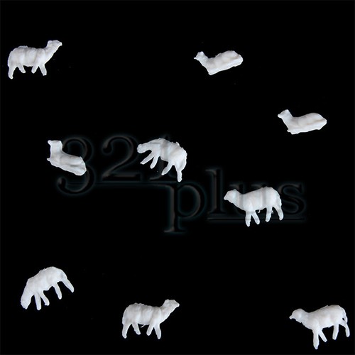 20 pcs. of mixed Sheeps N scale Farm Animals N Gauge Figures Flock 1/ ...