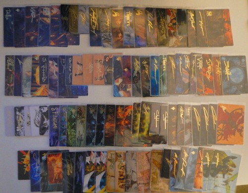 Magic the Gathering Art Card Lot Rare Gold Signature MTG Full Mythic 91 ...