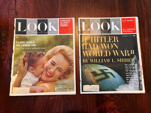 Two LOOK MAGAZINES from 1961, including Kathleen Gable, WW II | eBay